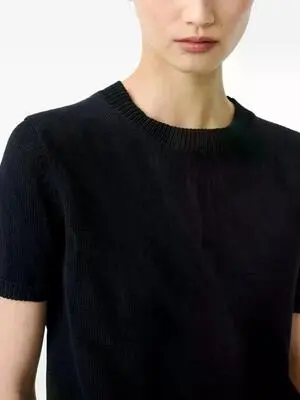 Studio Nicholson Seren Ribbed Top - Black