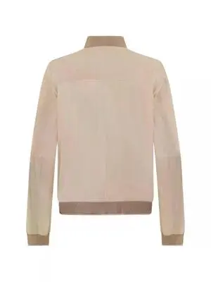 MOORER Ribbed Leather Jacket