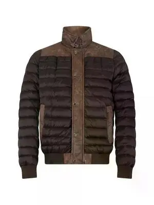 MOORER Raised-collar Padded Jacket