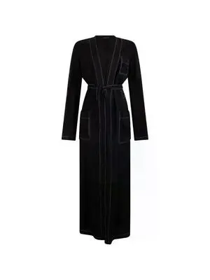 Fabiana Filippi Belted Maxi Dress - Black