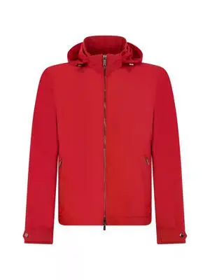 MOORER Hooded Zip-up Jacket