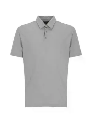 ZANONE Short-sleeve Polo Shirt - Grey