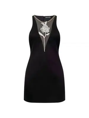 David Koma Crystal-rose Mini Dress