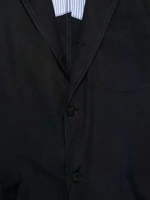 Comme Des Garçons Button Pocket Cotton Blazer