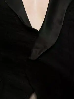 Undercover Notched Lapel Asymmetric Jacket
