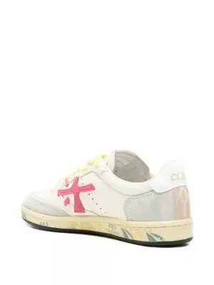 Premiata Appliqué Bsktclad Sneakers - Neutrals