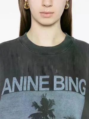 ANINE BING Miles Washed Sweatshirt - Grey