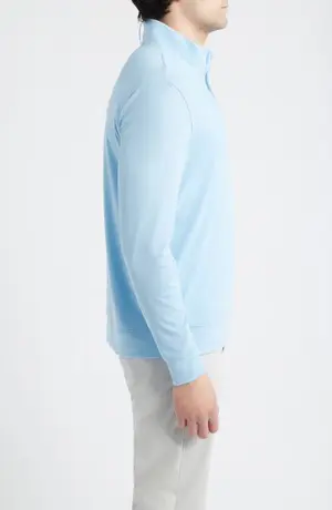 G/fore Luxe Quarter Zip Golf Pullover - Baja