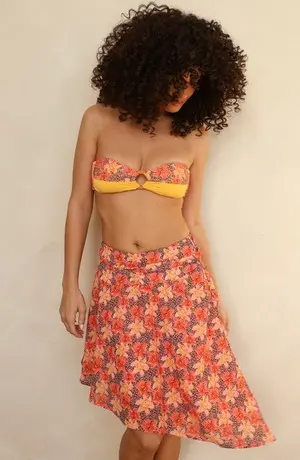 DIPPIN DAISY'S Low-waisted Asymmetrical Skirt - Fiesta