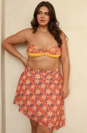 DIPPIN DAISY'S Low-waisted Asymmetrical Skirt - Fiesta