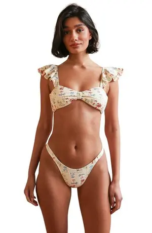 DIPPIN DAISY'S Honeymoon Super Cheeky Bikini Bottom - Cap Ferrat