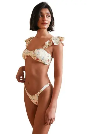 DIPPIN DAISY'S Honeymoon Super Cheeky Bikini Bottom - Cap Ferrat