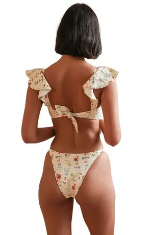 DIPPIN DAISY'S Honeymoon Super Cheeky Bikini Bottom - Cap Ferrat