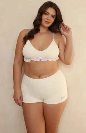 DIPPIN DAISY'S Embroidered Swim Shorts