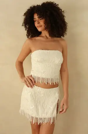 DIPPIN DAISY'S Love On The Rocks Strapless Top