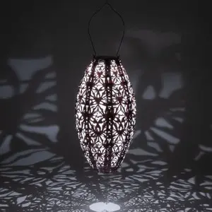 ALLSOP HOME & GARDEN Soji Stellawildflower Pod Solar Lantern - Blush