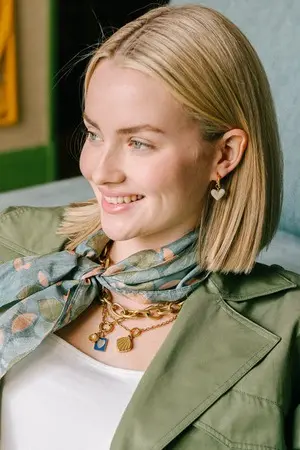NOONDAY Convertible Heart Huggie Earrings