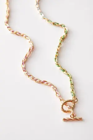 NOONDAY Braided Gradient Necklace - Gold