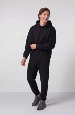 JACK ARCHER Sandwash Hoodie - True Black