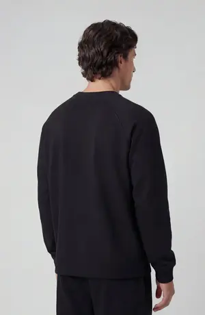 JACK ARCHER Sandwash Crewneck Sweater - True Black