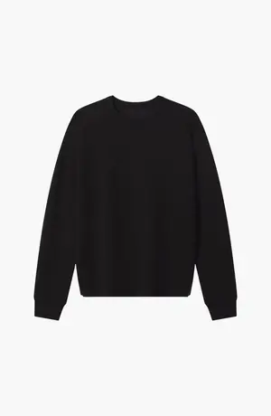 JACK ARCHER Sandwash Crewneck Sweater - True Black