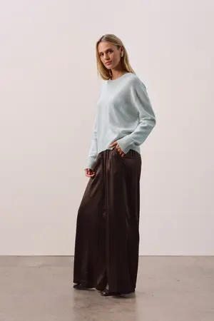 Naked Cashmere Kaia Crewneck Cashmere Sweater - Jadite