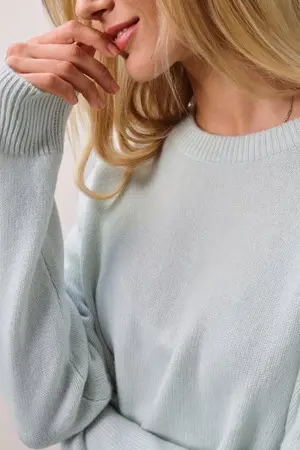 Naked Cashmere Kaia Crewneck Cashmere Sweater - Jadite