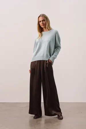 Naked Cashmere Kaia Crewneck Cashmere Sweater - Jadite