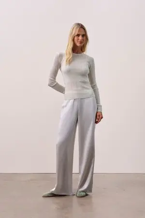 Naked Cashmere Robyn Silk Pant - Marble