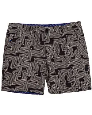 LORDS OF HARLECH Flat Front Short - Inter Twine Black