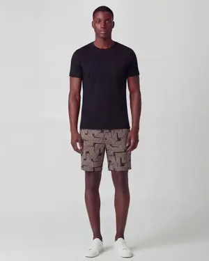 LORDS OF HARLECH Flat Front Short - Inter Twine Black