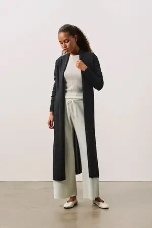 Naked Cashmere Longline Cashmere Cardigan Black