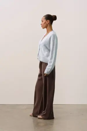 Naked Cashmere Michaela Brushed Cashmere Cardigan - Cloud