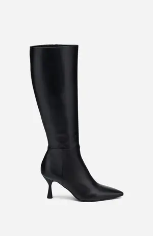 Agl Ide High Leather Boots - Nero-nero