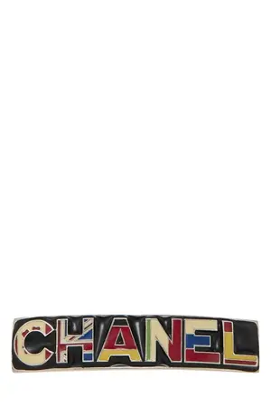 Chanel Logo Barrette - Multi