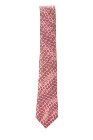 Hermès Hermès Printed Neck Tie Red