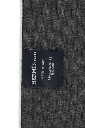 Hermès Cashmere Aller-retour Scarf - Black