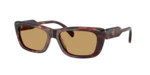 Miu Miu Full Rim Sunglasses - Brown