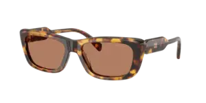 Miu Miu Full Rim Sunglasses - Solid Brown