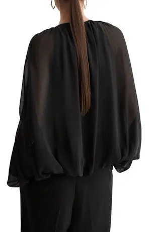 Mango Cape Sleeve Top