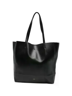 TOTEME Roam Leather Tote - Black