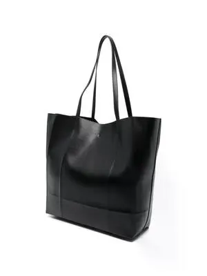 TOTEME Roam Leather Tote - Black