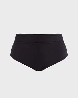 Vilebrequin Midi Brief Sculpting Bikini Bottom - Black