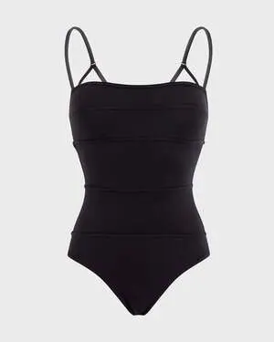 Vilebrequin Sculpting One-piece Swimsuit - Black