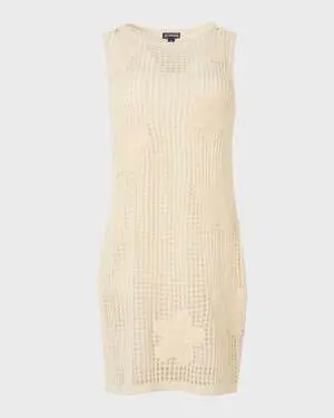 Vilebrequin Crochet Beach Dress - Beige