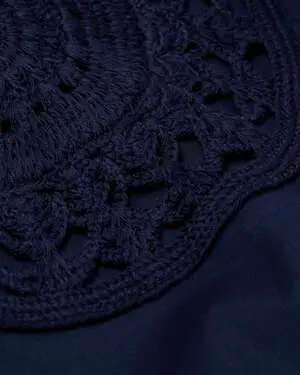 Vilebrequin Crochet Medallion Poplin Midi Dress
