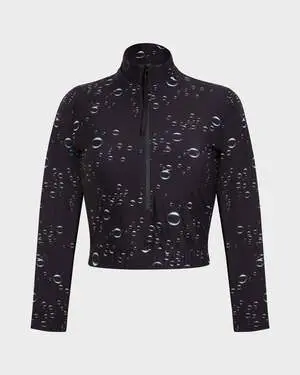 Vilebrequin Full Zip Cropped Rashguard