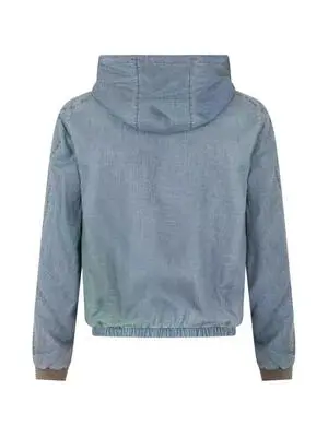 MOORER Hooded Zip-up Jacket