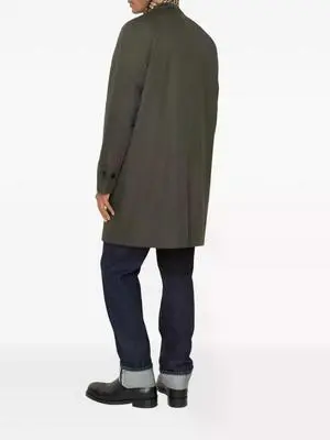 Burberry Mid-length Tropical Gabardine Camden Car Coat - Grey