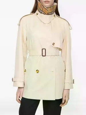 Burberry Fitzrovia Tropical Gabardine Trench Coat - Neutrals